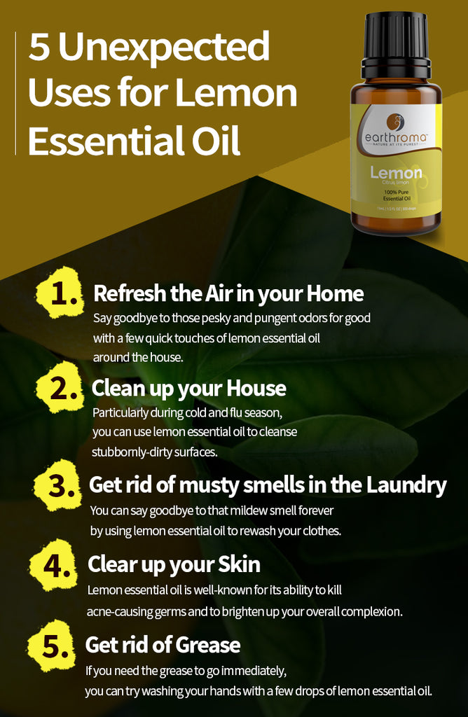 5 Unexpected Uses for Lemon Essential Oil – Earthroma