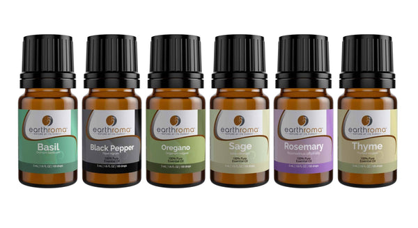 Herbal Essential Oil Gift Set (6 Pack) | Earthroma Essential Oils